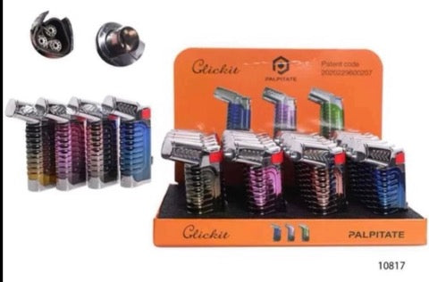 Clickit Triple Torch w/ Cutter | 20ct | 10817 – Zeus Wholesale