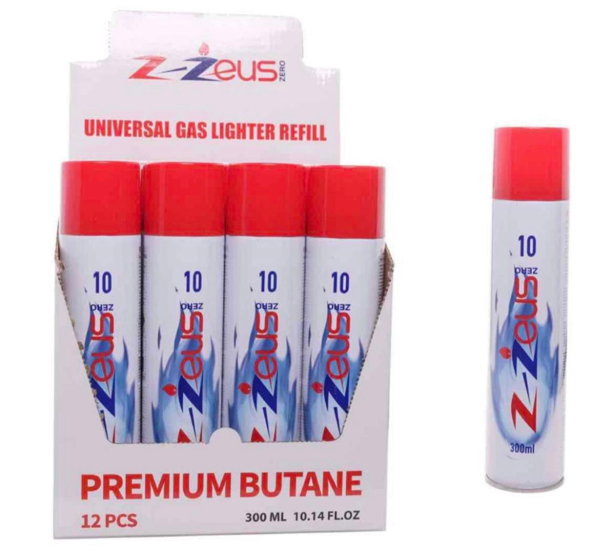 Zeus Premium Butane | 300mL | 12ct – Zeus Wholesale